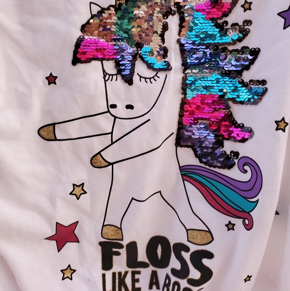 Beautees | Shirts & Tops | Beautes Girls Floss Like A Boss Short Sleeve ...